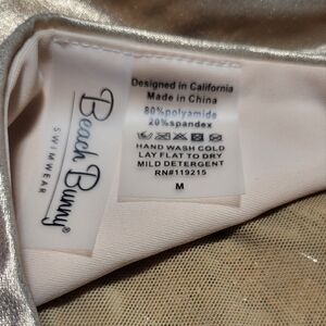 Beach Bunny | Swim | New Jolie Beach Bunny Gold Sequin Monokini ...